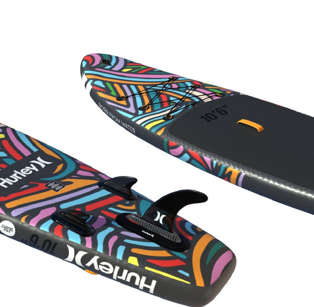 Hurley Phantom Tour Inflatable Paddle Board Set - Land Pirate Conversions